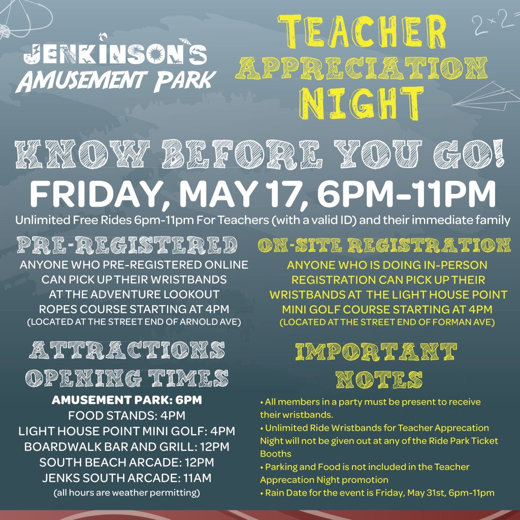 Teacher Appreciation Night | Boardwalk